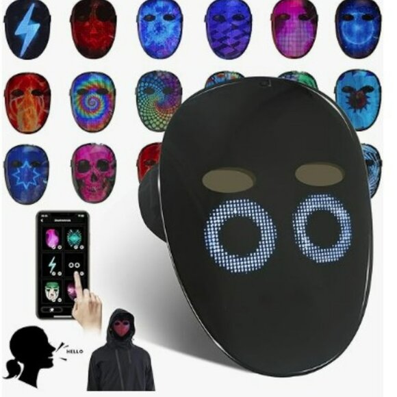 Other | Led Mask Light Up Mask With Gesture Sensing | Poshmark